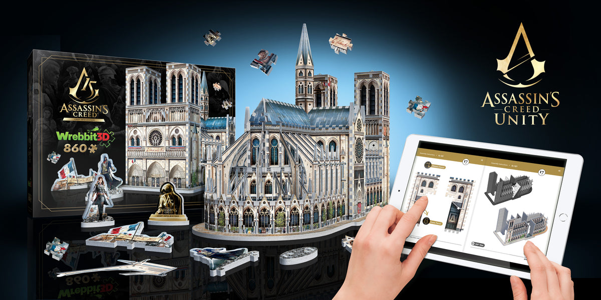 Assassin’s Creed Unity Brought to Life in 3D – Wrebbit3D Puzzles